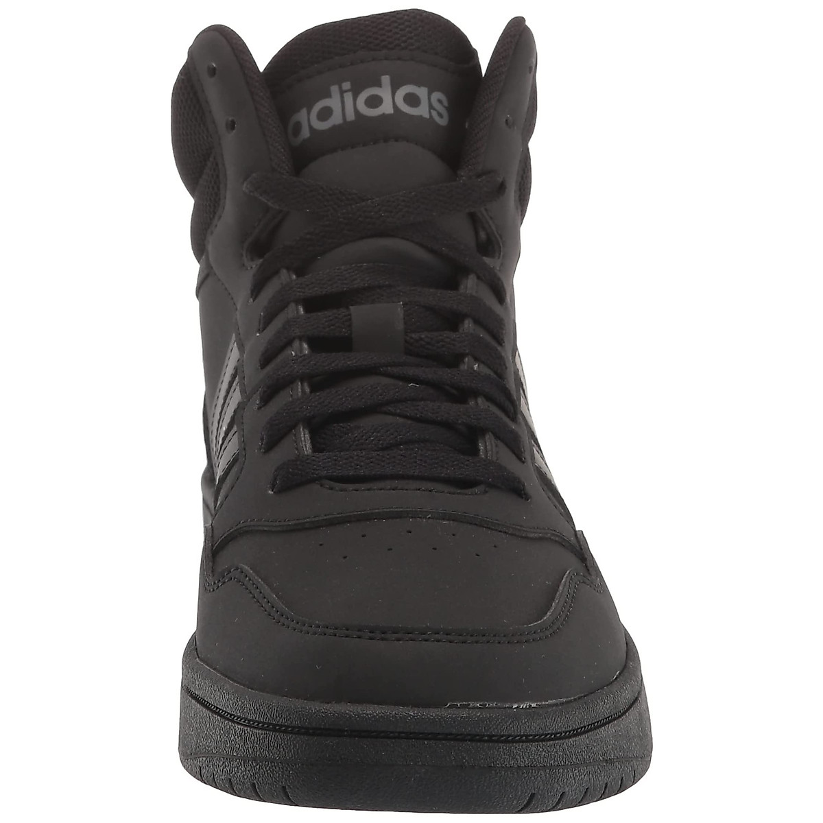 adidas Men's Hoops 3.0 Mid Black/Black/Grey 9.5