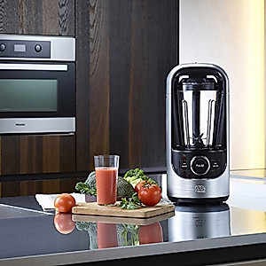 Pado Ozen 500 Vacuum Blender, Countertop Kitchen Blender for Nutrient Dense Smoothie Blends That Don't Separate, Plus Extra Vacuum Storage Container-Silver
