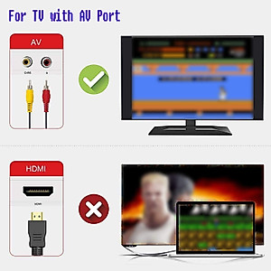 Zeion Classic Retro Game Console - Retro Game Console Mini Video Game Consoles with 620 Games for Handle Gaming with 2 Controllers