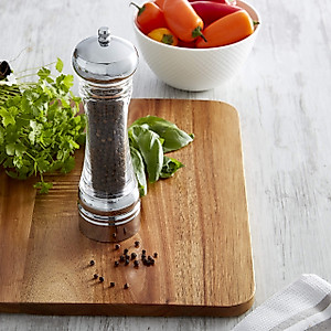 Kamenstein Chrome Peppercorn Grinder, 8.5-Inch