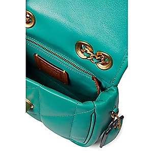 Coach Quilted Pillow Madison Shoulder Bag 18 Bright Green One Size