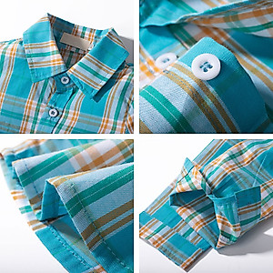 Yilaku Baby Boy Clothes Toddler Boy Dress Outfits with Cotton Shirt + Jean Pants Toddler Suits Boys' Clothing sets 1-7 Years