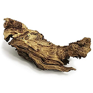 kathson Large Natural Aquarium Driftwood Reptiles Branches Terrarium Ornament Sinkable Wood Decor Trunk Fish Tank Log Habitat Decoration (12"-17")