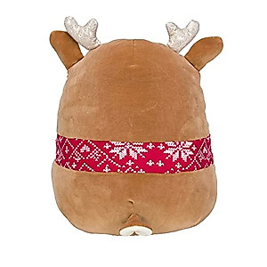 Squishmallows Official Kellytoy 12 Inch Soft Plush Squishy Toy Animals (Dawn Deer Red Scarf)