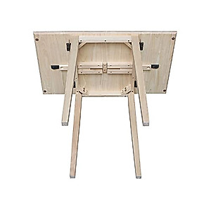 International Concepts Small Drop-leaf Table, Unfinished