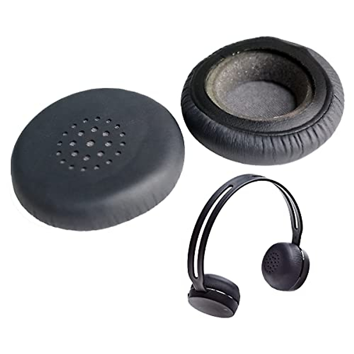 V-MOTA Earpads Compatible with Sony wh-ch400 whch400 Wireless Headset,Replacement Cushions Repair Parts (1 Pair) (Charcoal Gray)