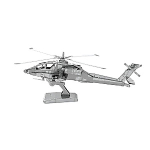 Metal Earth AH-64 Apache 3D Metal Model Kit Fascinations