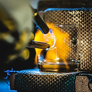 BenShot 'Merica Rocks Glass with Real .308 Bullet - 11oz | Made in the USA [Set of 4]