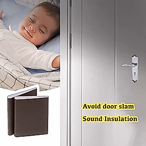 Door Corner Seal Exterior Door Frame Seal Wedge Draft Stopper with Adhesive 4 Pack, White