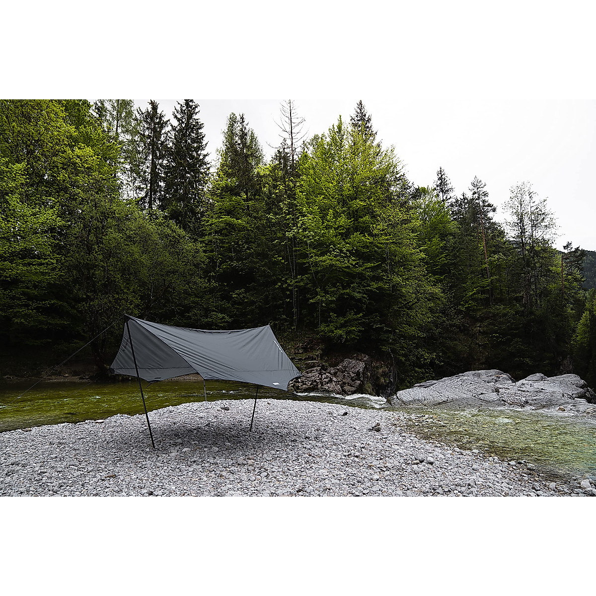 HEIMPLANET Original | Dawn Tarp XL | Waterproof Tent Tarp with 5000 mm Water Column | Supports 1% for The Planet (Grey)