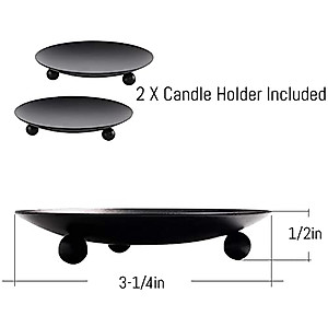 Trebisky to The Moon Shaped Candles, Tealight for Home Decor, Wax Melts Room Decorations, Meditation, SPA, Wedding, Valentine's Day, Birthday Gift, Anniversary Celebration (Unscented-Seasalt, 2Pack)