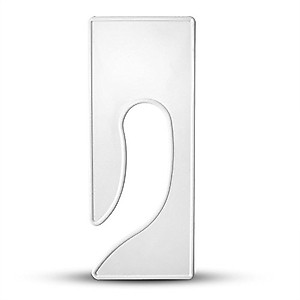 discount sizing- Blank King Rectangle Clothing Rack Hanger Dividers 50 Pack | Great for Clothing Organization, Sizing Dividers, Garment Rack Tags (White)