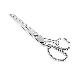 TONMA Sewing Scissors [Made in Japan] 9 Inch Professional Fabric Scissors, Industrial Japanese Solid Stainless Steel Dressmaker Tailor Shears, Ideal for Cutting Fabric Cloth Denim Leather