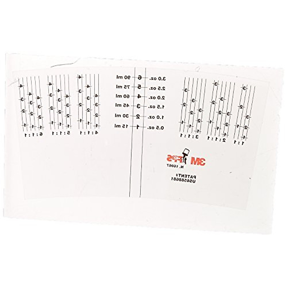 3M PPS (Original Series) Mix Ratio Insert - Generic, 16067, 3 oz, 10 inserts per pack