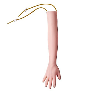 VEVOR Intravenous Practice Arm Kit Made of PVC Latex Material Phlebotomy Arm with Infusion Stand Practice Arm for Phlebotomy with a Storage Handbag IV Practice Arm Kit for Venipuncture Practice