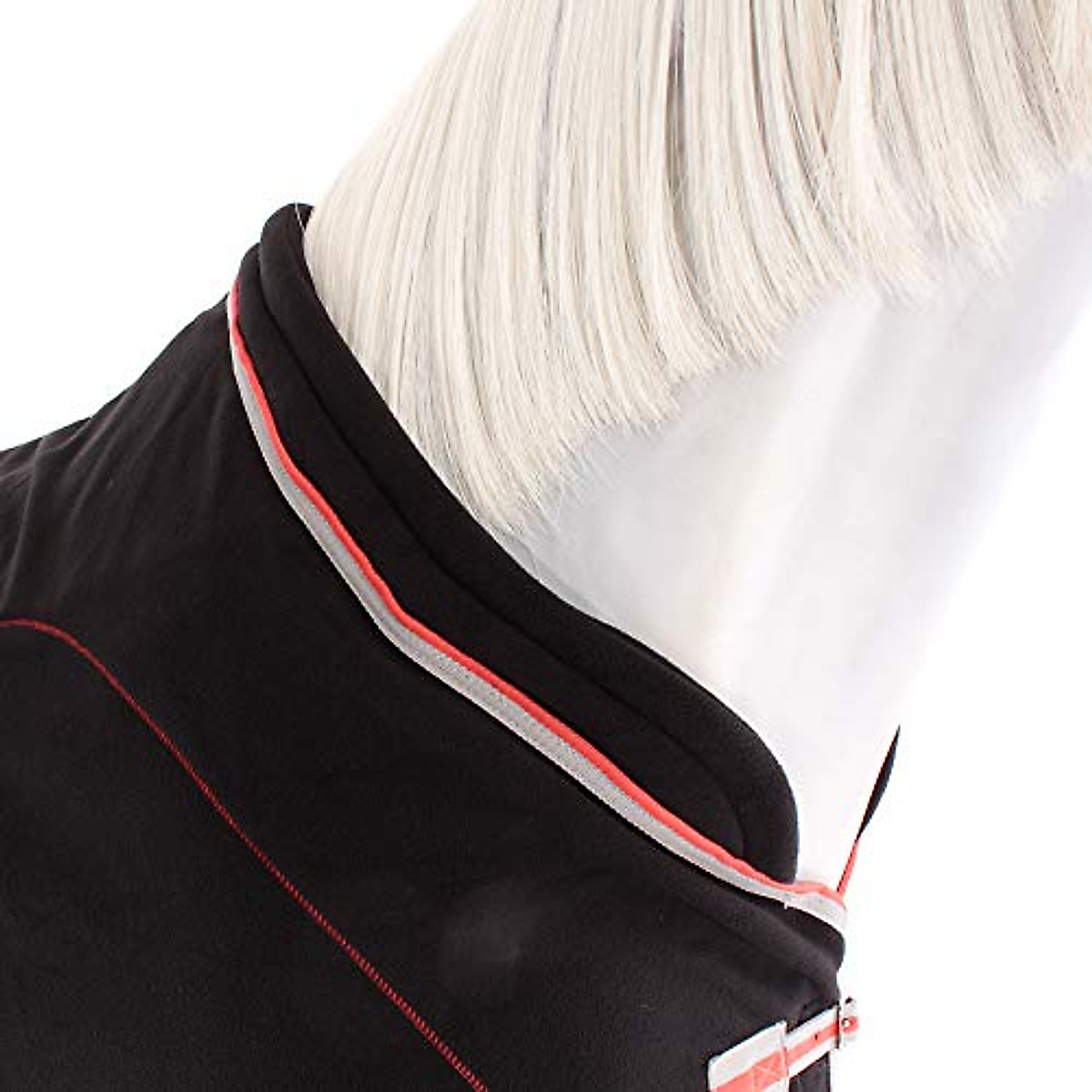 WeatherBeeta Therapy-Tec Fleece Standard Neck, Black/Silver/Red, 78"
