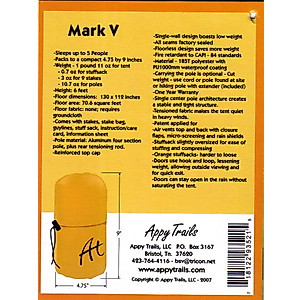 Appy Trails Mark V 4-5 Person Tent