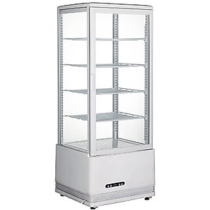 TECHTONGDA Commercial Refrigerator Cake Display Case Pie Beverage Refrigerated Cabinet Showcase 110V 35.6-53.6 F
