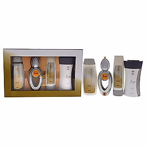 Ajmal Perfumes Wisal Gift Set for Unisex - 4 Pieces
