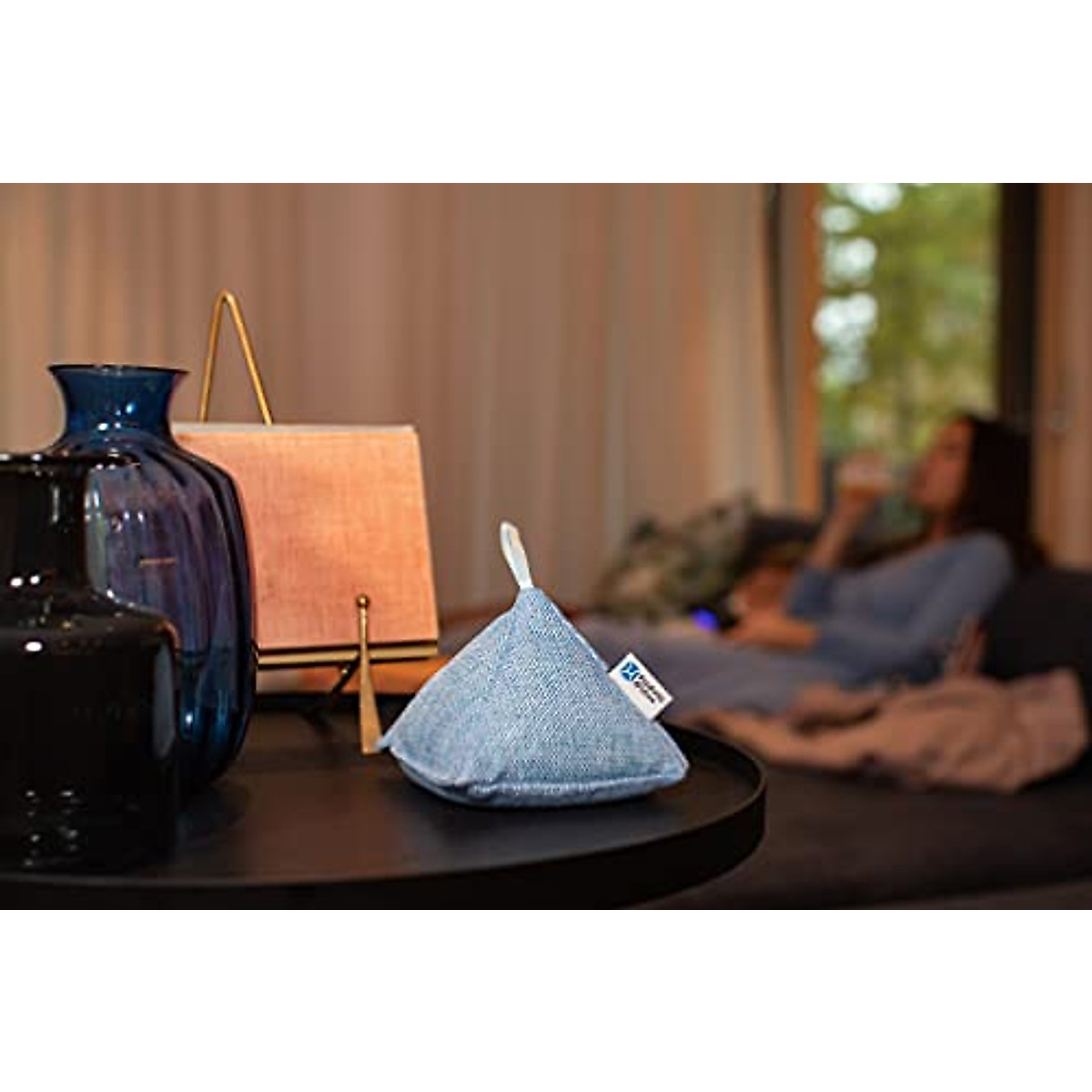 4 Pack of 200g Naturally Activated Bamboo Charcoal Air Purifying Bags | Natural Home Deodorizer Bags | Charcoal Bags Odor Absorber For Pets | Odor Eliminator & Moisture Absorber Air Freshener Bags