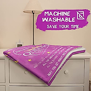 RFHBP May Birthday Gifts for Women Throw Blanket - Perfect for Mother's Day, Valentine's Day, and Birthdays - 50x60 Inches