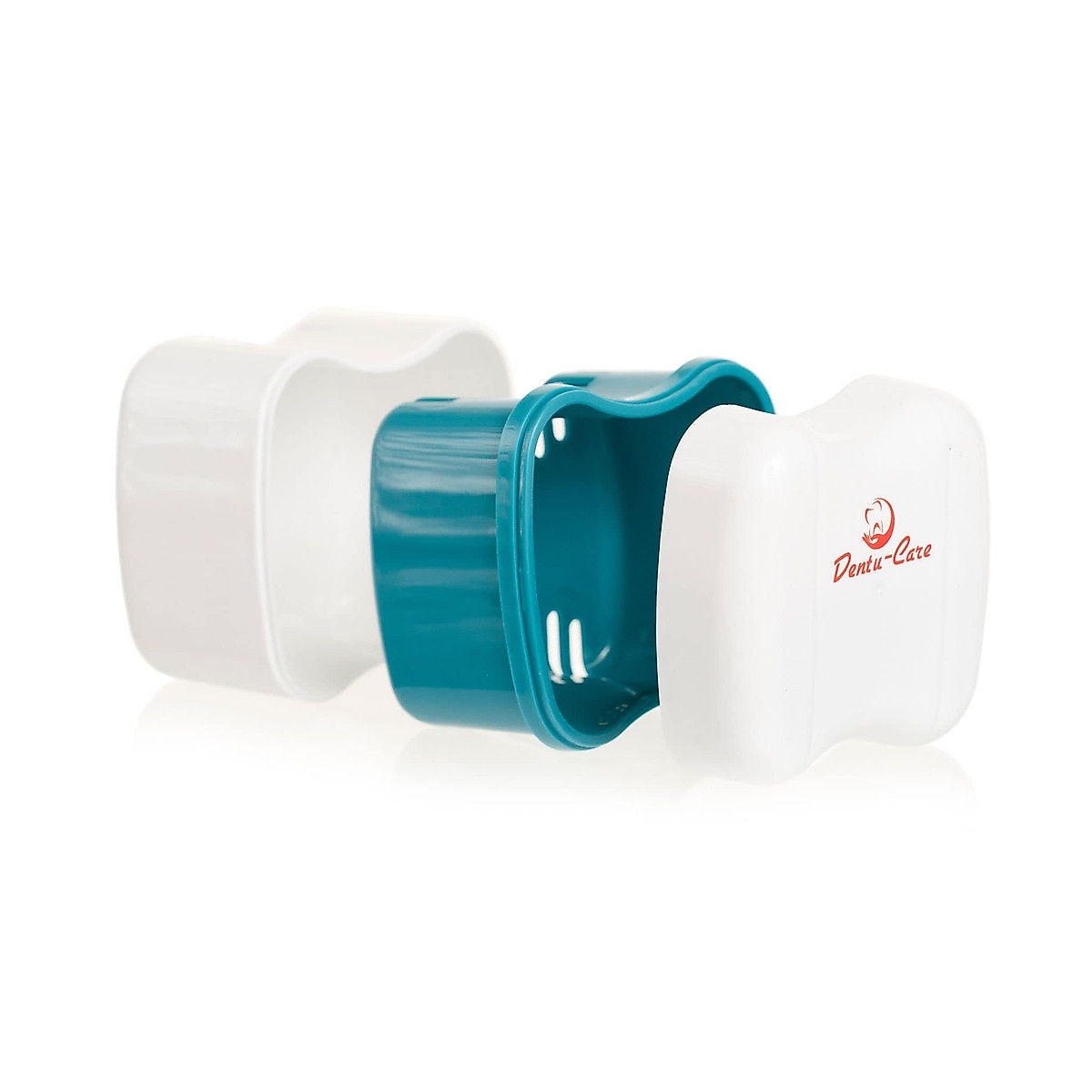 Polident 3 minutes Denture Cleaner 84 Tablets Bundle Dentu-Care Denture Case and Brush | Easy To Maintain Good Clean Full/Partial Dentures Mouthguards | No More Spongy Painful Gums