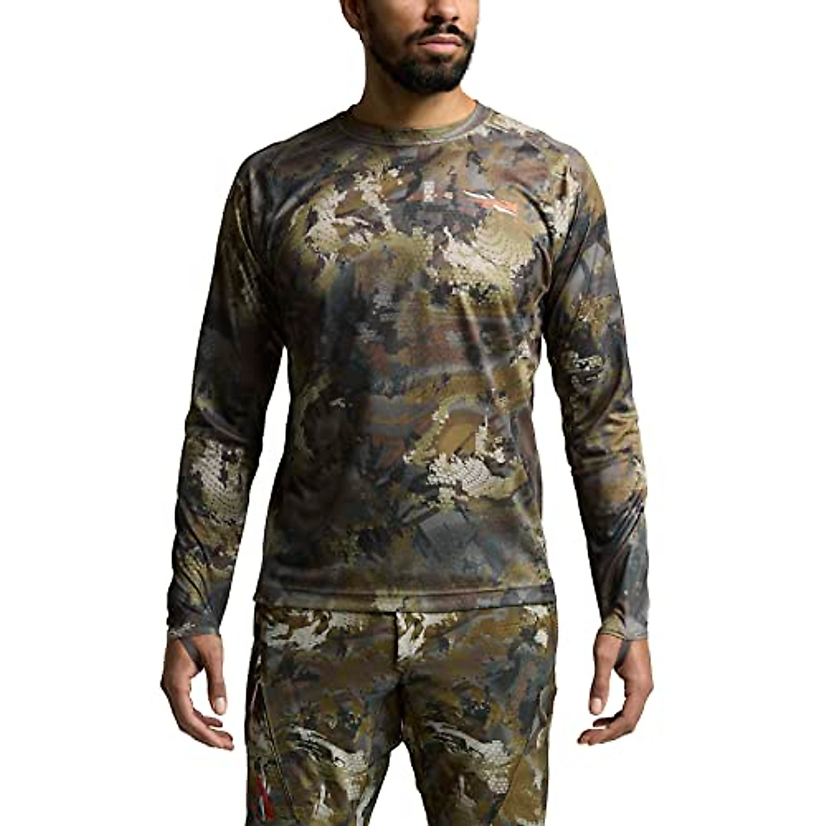 SITKA Gear Men's Hunting Core Lightweight Crew Long Sleeve Shirt, Waterfowl Timber, XX-Large