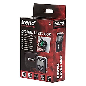 Trend Digital Level Box and Angle Finder (Magnetic Base & LCD Display) for Woodworking and Accurate Table/Miter Saw Angle Setting, Black, DLB