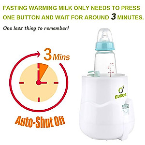 Bubos Fast Heating Baby Bottle Warmer for breastmilk and Formula, Food Heater for Infant Complementary Food
