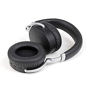 Aluratek Bluetooth Wireless Stereo Over-Ear Headphones with Built-in Mic, Comfortable Earpads, for Smartphone, iPhone, PC, MAC, Tablets (ABH05F) Black