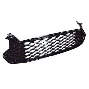 munirater Front Hood Bumper Grill Honeycomb Mustang Style Gloss Black Grille Cover Replacement for 2013-2016 Fusion