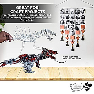 Wire Hangers in Bulk - 200 White Metal Hangers - 18 Inch Thin Standard Dry Cleaner Coated Steel