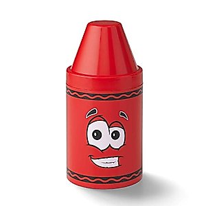 Crayola Storage Large Tip– Colorful Tip Character Storage Box, Creative Container For Kids Arts And Crafts Supplies, Stationeries, Small Toys And Keepsakes - Red, Kids 3.5 Years And Up