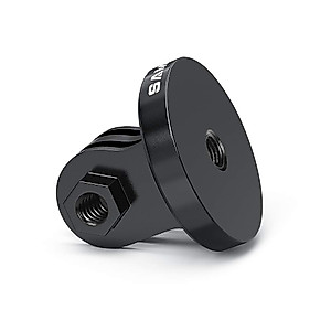 Sametop Tripod Adapter Aluminum Screw Mount Compatible with Gopro Hero 13, 12, 11, 10, 9, 8, 7, 6, 5, 4, Session, 3+, 3, 2, 1, Hero (2018), Fusion, Max, DJI Osmo Action Cameras