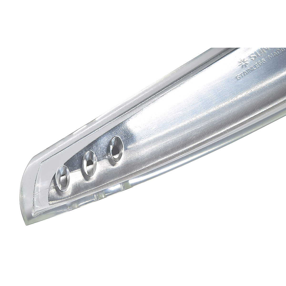 Seki Japan Fruit Knife, Small Peeling Knife, 3.3-inch stainless steel blade with yellow plactic handle and clear sheath, for kitchen and outdoor