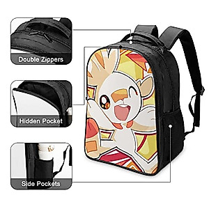 Backpack Casual Shoulders Bag Vintage Schoolbag Laptop for Boys Girls 16"