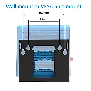 HQYing Cable Box Mount, Depth Adjustable from 1.0 inches to 1.7 inches, Wall Mount for Small and Narrow Devices Such as Cable Boxes, DVD Players, Modems, Streaming Media Devices