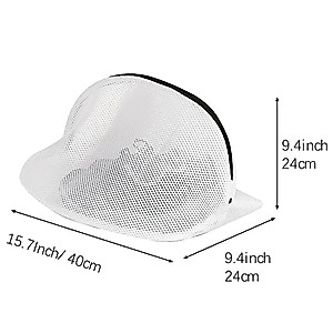 Vivifying Shoe Washing Bag, Set of 3 Mesh Shoe Laundry Bags with Zip Closure for Sneakers, Running Shoes, Socks, Bras