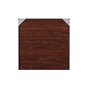 AFI Southampton Murphy Bed Chest with Charging Station, Twin XL, Walnut