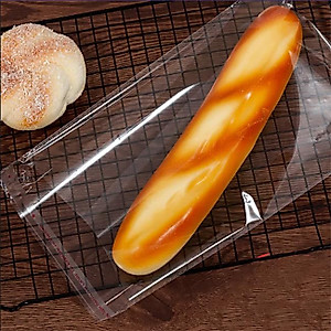 Cookie Bags For Packaging And Gift Giving, Clear Self Sealing Individual Cellophane Bags, 4 x 6 inches, 200 Pcs Plastic Wrappers For Cookies, Candy, Gifts, Favors, Products, Chocolate, Herbs, Etc