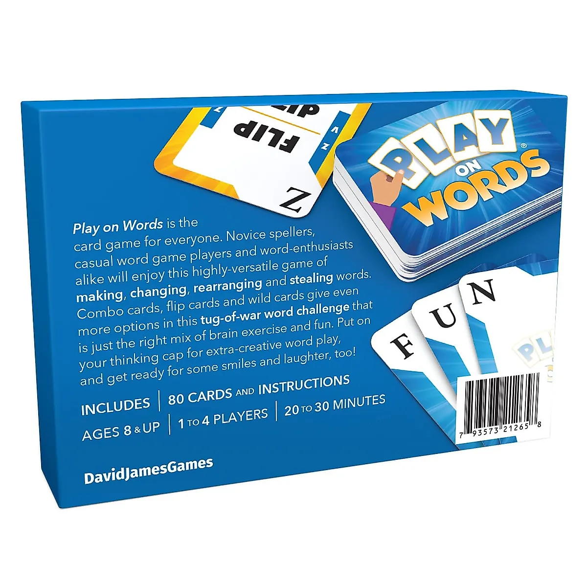 Play On Words Card Game - Extra-Creative Word Making Fun for All Ages - A Parents' Choice Award Winner - Family/Kid-Friendly Word Game