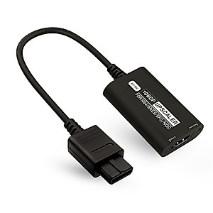 Kacenray HDMI Converter for Nintendo Gamecube NGC N64 SNES SFC 1080P Upscaler HDMI Adapter with 4:3/16:9 Aspect Ratio Switch for Nintendo Game Console