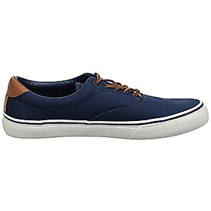 POLO RALPH LAUREN Men's Thorton Low Top Sneakers, Navy, Blue, 10.5 Medium US
