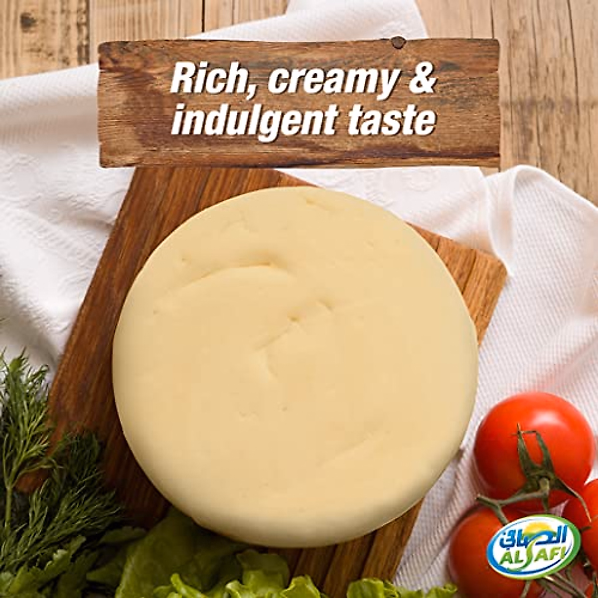 Al Amin Foods Atlanta Kashaval Cheese Sheep's Milk Cheese Aprox. N.W 1.75 LB 1 Wheel, White