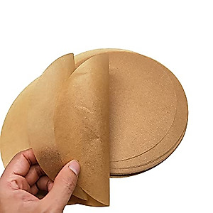 150 Sheets Round Baking Parchment Paper, 6/8/10 Inch Non-Stick Cake Pan Parchment Liner for Baking, Grilling and Steaming Bread