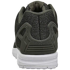 adidas Originals Women's Zx Flux Sneaker, Utility Grey/Utility Black/Silver Metallic, 5.5 M US