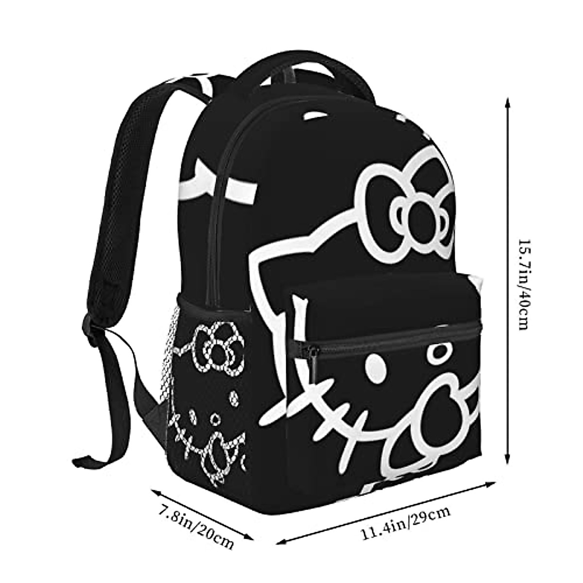 Cartoon Cat Backpack Casual Travel Bookbag Fashion Laptop Backpack