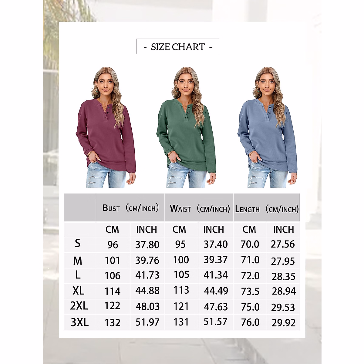 OFEEFAN Comfy Sweatshirts For Women Crew Neck Tunic Tops To Wear With Leggings Deep Purple L