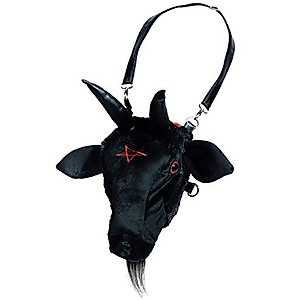 kreepsville 666 Goathead Baphomet Plush Purse Bag