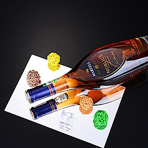 BBTO 9 Pieces Mirror Adhesive Craft Mirrors Shatterproof Sheet Small Mirror Tiles Flexible Self Adhesive Non Glass Mirror Plastic Mirror Wall Stickers, 6 x 9 Inches, 6 x 6 Inches